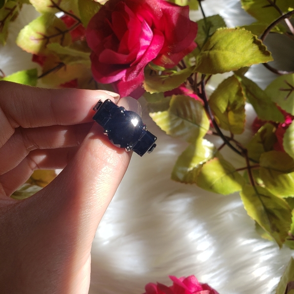 Jewelry | Obsidian Stone Ring | Poshmark